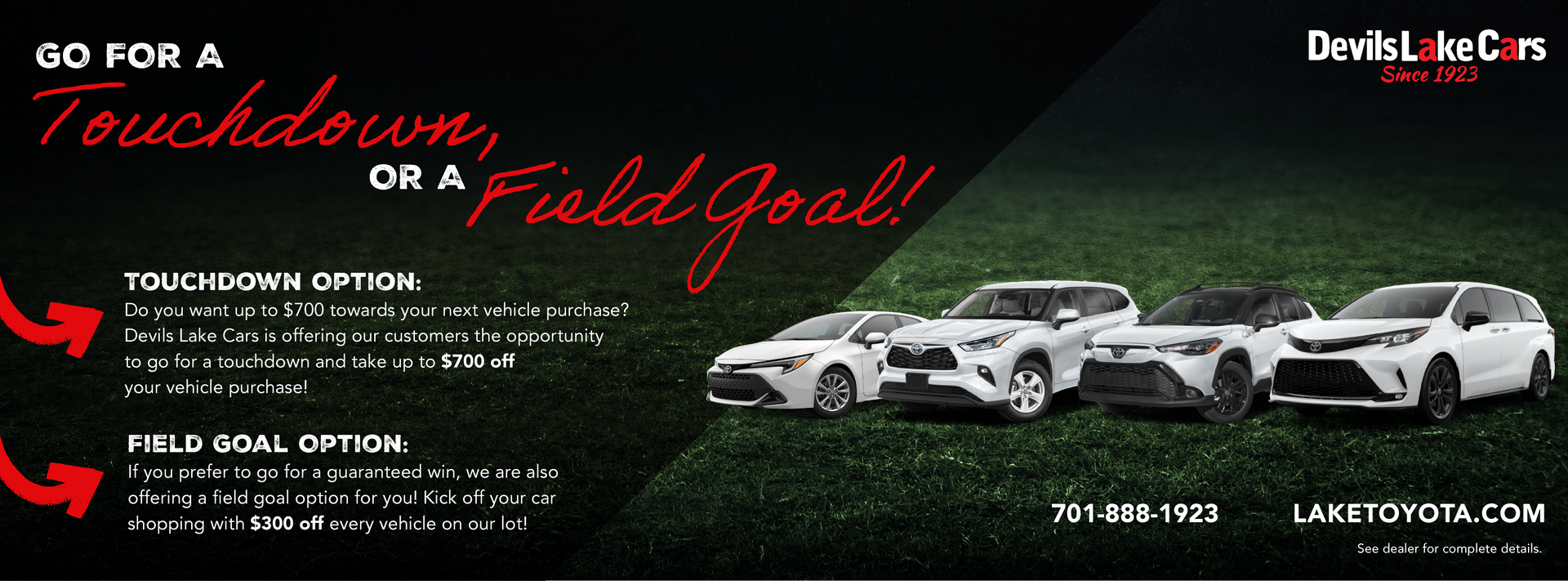 Lake Toyota Devils Lake | Used Car Dealerships Devils Lake, ND